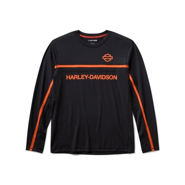 ZOZO問い合わせ番号:104091266ショップ:HARLEY-DAVIDSON，ハーレーダビッドソンブランド:Harley-Davidson，ハーレーダビッドソン商品名:H-D(R)TECH ベンテッド 長袖ニット クルーカテゴリ:トッ...