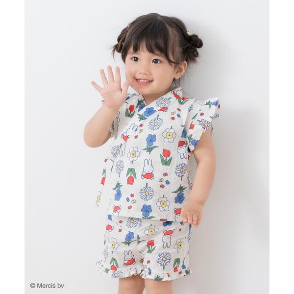 ZOZO問い合わせ番号:104091845ショップ:JAM ＆ LINK，ジャムアンドリンクブランド:Miffy， ミッフィー，chil2，チルツー商品名:〈ミッフィー〉綿100％ 甚平 上下セットカテゴリ:水着/着物・浴衣>浴衣ブラ...