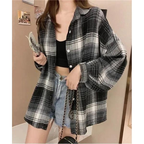 ZOZO問い合わせ番号:104091996ショップ:VIBGYOR，ヴィブジョーブランド:VIBGYOR，ヴィブジョー商品名:レディース チェック柄シャツ(BDS)カテゴリ:トップス>シャツ/ブラウスブランド品番:BUG058素材:ポ...