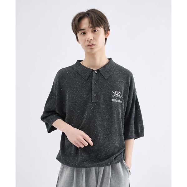 ZOZO問い合わせ番号:104092962ショップ:IF Div.，アイエフディビジョンブランド:Remember.，リメンバー商品名:スノーネップ半袖ニットポロシャツ / Snow Nep Halfsleeve Knit Polo Shi...