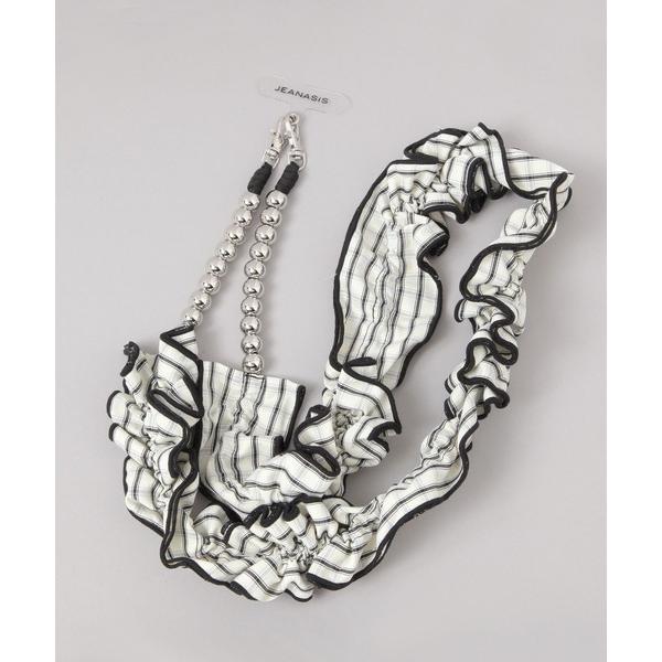 ZOZO問い合わせ番号:104092969ショップ:JEANASIS，ジーナシスブランド:JEANASIS，ジーナシス商品名:ビーズフリルスマホショルダー/638850カテゴリ:PC・スマホグッズ/家電>スマホグッズブランド品番:63...