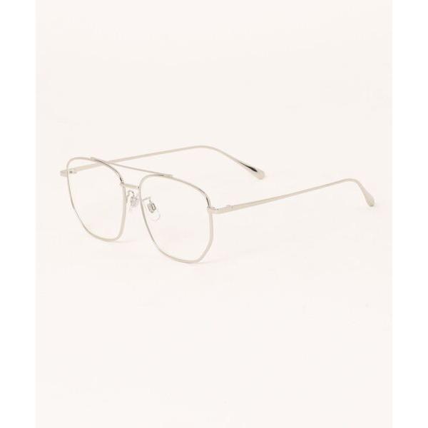 『タイムセール実施中』ZOZO問い合わせ番号:104093245ショップ:Revo.，レヴォブランド:Revo.，レボ商品名:メタルフレーム ツーブリッジ アビエーターシェイプ メガネ クリアレンズ 伊達メガネ UVカットカテゴリ:ファッシ...