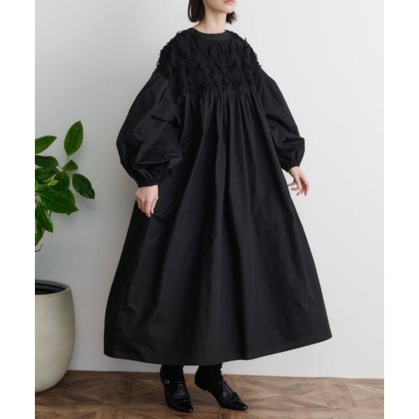 ZOZO問い合わせ番号:104094439ショップ:YARD PLUS/AUNT MARIE'S，ヤードプリュス/アントマリーズブランド:Libra Cue，リブラ キュー商品名:フリンジパフスリーブチャーチドレスカテゴリ:ワンピース/ドレ...