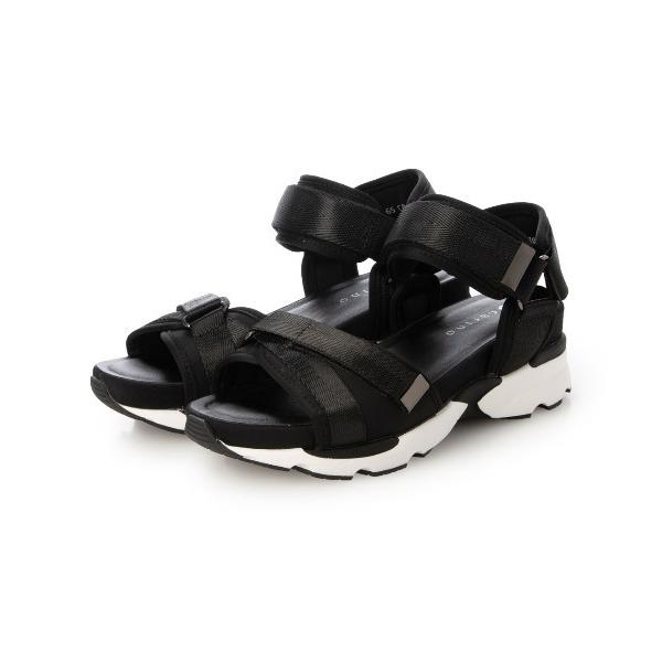 ZOZO問い合わせ番号:104094553ショップ:Mode et Jacomo×ing，モードエジャコモ イングブランド:carino，カリーノ商品名:厚底クロスベルトスポーツサンダルカテゴリ:シューズ>サンダルブランド品番:CAA...