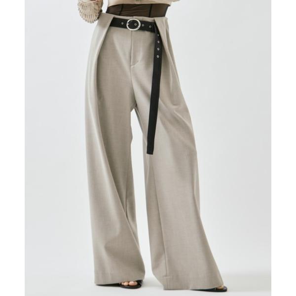 ZOZO問い合わせ番号:104094607ショップ:STUDIOUS WOMENS，ステュディオス ウィメンズブランド:STUDIOUS，ステュディオス商品名:【STUDIOUS/ステュディオス】Belted Stretch Trouser...