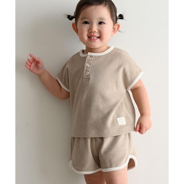 ※このアイテムは返品・交換対象外商品です。ZOZO問い合わせ番号:104094715ショップ:PUPPAPUPO，プッパプーポブランド:PUPPAPUPO，プッパプーポ商品名:セットアップ 半袖 Tシャツ ショートパンツ パイルカテゴリ:マ...