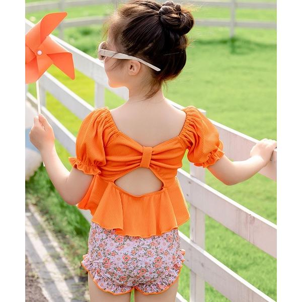 『タイムセール実施中』※このアイテムは返品・交換対象外商品です。ZOZO問い合わせ番号:104094773ショップ:TeddyShop，テディショップブランド:TeddyShop，テディショップ商品名:【キッズ水着/裏地付き】半袖 バック ...