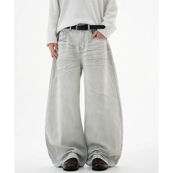 ZOZO問い合わせ番号:104094922ショップ:chuclla，チュクラブランド:WESTBOY，ウエストボーイ商品名:ライトウォッシュ  ルーズシルエット バルーン ワイドデニムパンツ WO26S4PT30カテゴリ:パンツ>デニ...