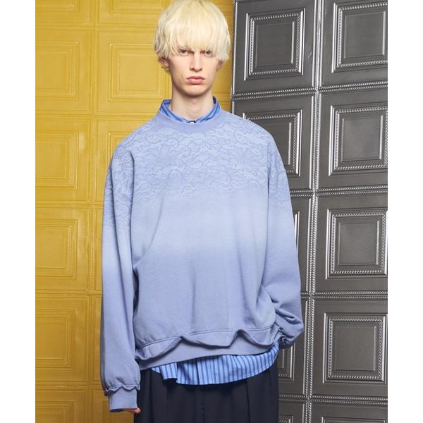 ZOZO問い合わせ番号:104094956ショップ:MAISON SPECIAL，メゾン スペシャルブランド:MAISON SPECIAL，メゾンスペシャル商品名:《UNISEX》Lace Spray Dye Prime-Over Crew...