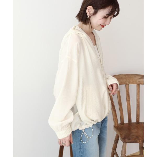 ZOZO問い合わせ番号:104095551ショップ:AMERICAN HOLIC，アメリカンホリックブランド:AMERICAN HOLIC，アメリカンホリック商品名:【接触冷感】フーディーシアーブルゾンカテゴリ:ジャケット/アウター>...