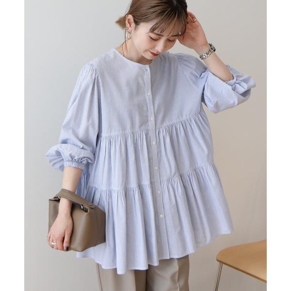 ZOZO問い合わせ番号:104095555ショップ:AMERICAN HOLIC，アメリカンホリックブランド:AMERICAN HOLIC，アメリカンホリック商品名:【WEB限定】ティアードギャザーブラウスカテゴリ:トップス>シャツ/...