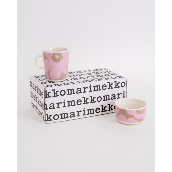 『セール実施中』ZOZO問い合わせ番号:104095709ショップ:marimekko，マリメッコブランド:marimekko，マリメッコ商品名:【オンライン限定/ギフトセット】Unikko マグカップ ボウルセットカテゴリ:食器/キッチン...