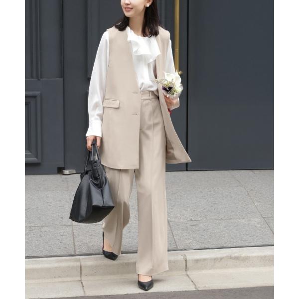 ZOZO問い合わせ番号:104095895ショップ:HUG.U，ハグユーブランド:HUG.U，ハグユー商品名:「今っぽフォーマル、ベストな答え。」 ジレ × パンツ 2点セット スーツカテゴリ:フォーマルスーツ/小物>スーツセットブラ...