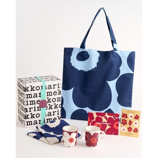 『セール実施中』ZOZO問い合わせ番号:104095906ショップ:marimekko，マリメッコブランド:marimekko，マリメッコ商品名:【オンライン限定/ギフトセット】Unikko トートバッグ ＆ Juhla Unikko マグ...