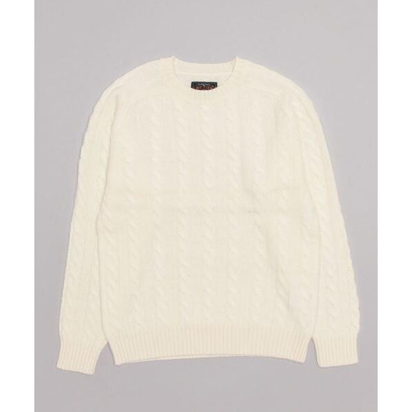 参考価格：16，500円発売時期：2022年10月コンディション：B（目立つ使用感なし）使用感が少ない、または気にならないアイテム内側・後身頃：毛玉参考商品名：BEAMS PLUS / 5ゲージ シャギー ケーブルニット クルーネック参考品...