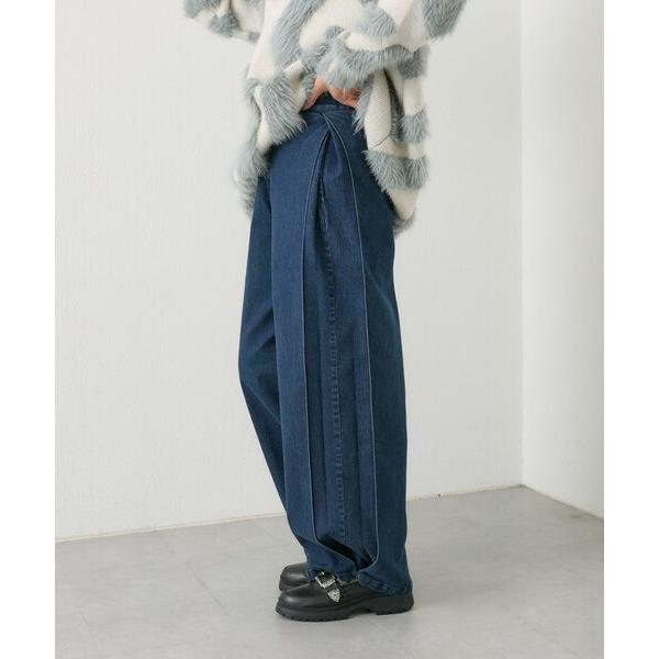 参考価格：19，800円発売時期：2024年10月コンディション：A（使用感なし）数回使用した程度で使用感が感じられないアイテム参考商品名：サイドタックカーブデニム【SUM1 STYLE(スミスタイル)】参考品番：EAS1042403A00...