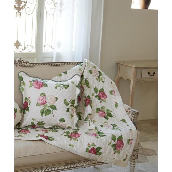 ZOZO問い合わせ番号:104130800ショップ:WORLD ONLINE STORE SELECT，ワールドオンラインストアセレクトブランド:LAURA ASHLEY，ローラアシュレイ商品名:カミール柄 キルトマルチカバー 140×10...