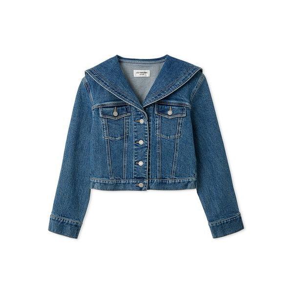 ZOZO問い合わせ番号:104131434ショップ:LILY BROWN，リリー ブラウンブランド:LILY BROWN，リリーブラウン商品名:セーラーデニムジャケットカテゴリ:ジャケット/アウター>デニムジャケットブランド品番:LW...