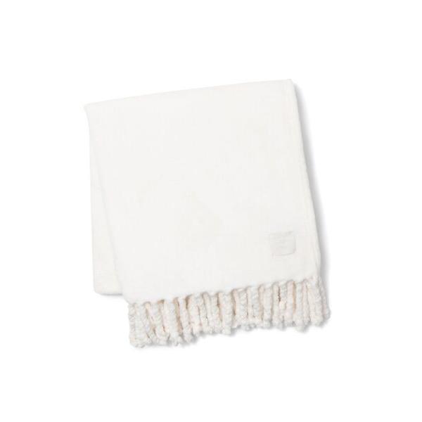 ZOZO問い合わせ番号:104131624ショップ:Francfranc，フランフランブランド:Francfranc，フランフラン商品名:ゴーディス なめらか スロー（ひざ掛け） 春夏薄手 1700×1300 アイボリー ふわふわ マイクロ...