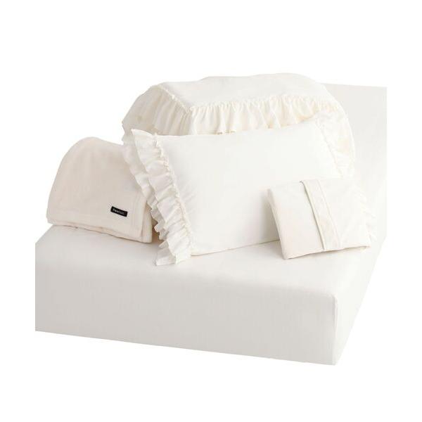 ZOZO問い合わせ番号:104131653ショップ:Francfranc，フランフランブランド:Francfranc，フランフラン商品名:【オンラインショップ限定】かんたん寝具セット プラス フリル セミダブル ホワイト 6点セット 新生活...