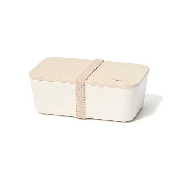 ZOZO問い合わせ番号:104131695ショップ:Francfranc，フランフランブランド:Francfranc，フランフラン商品名:ロゴ ランチボックス 1段 アイボリー 弁当箱 1段 ピクニック ランチカテゴリ:食器/キッチン&gt...