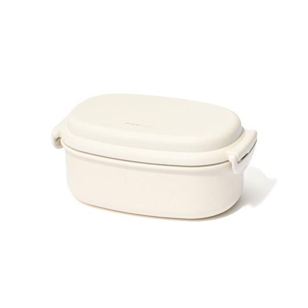 ZOZO問い合わせ番号:104131792ショップ:Francfranc，フランフランブランド:Francfranc，フランフラン商品名:2WAY ロゴ ランチボックス アイボリー 弁当箱 1段 2段 ピクニック ランチカテゴリ:食器/キッ...