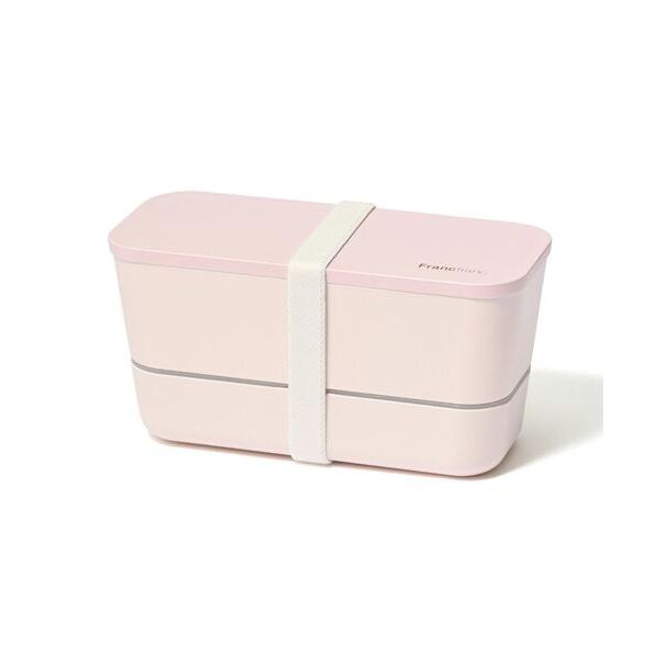 ZOZO問い合わせ番号:104131806ショップ:Francfranc，フランフランブランド:Francfranc，フランフラン商品名:ロゴ ランチボックス 2段 ピンク 弁当箱 2段 ピクニック ランチカテゴリ:食器/キッチン>キ...