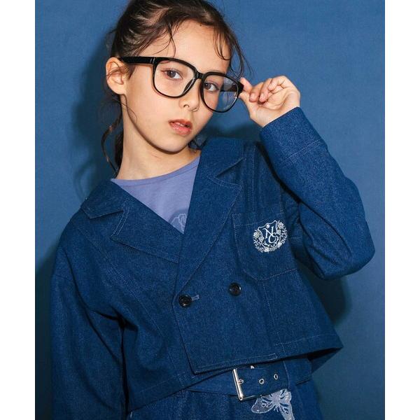 『タイムセール実施中』ZOZO問い合わせ番号:104132028ショップ:BEBE ONLINE STORE，ベベ オンラインストアブランド:nexchic，ネクシック商品名:デニムチェックTRツイルショートジャケット(110~150cm)...
