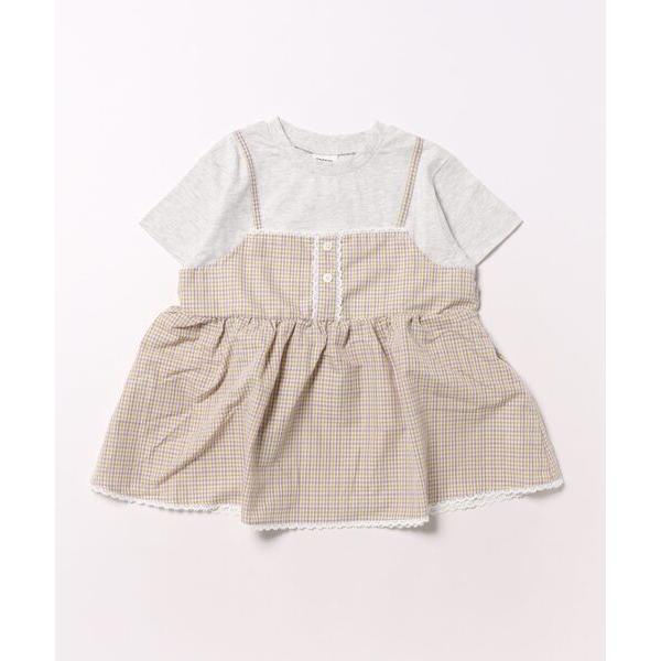 ZOZO問い合わせ番号:104132108ショップ:F.O.Online Store，エフオーオンラインストアブランド:BREEZE，ブリーズ商品名:チェックドッキングTシャツカテゴリ:トップス>Tシャツ/カットソーブランド品番:J2...