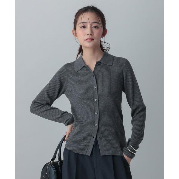 『タイムセール実施中』ZOZO問い合わせ番号:104132200ショップ:GLOBAL WORK，グローバルワークブランド:GLOBAL WORK，グローバルワーク商品名:MATINEE LINE/ウールシルクポロ襟カーディガン/64036...