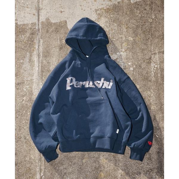 ZOZO問い合わせ番号:104132349ショップ:Perushu，ペルーシュブランド:Perushu，ペルーシュ商品名:Perushu embroidered logo sweat foodi／Perushu 刺繍ロゴスウェットフーディカ...