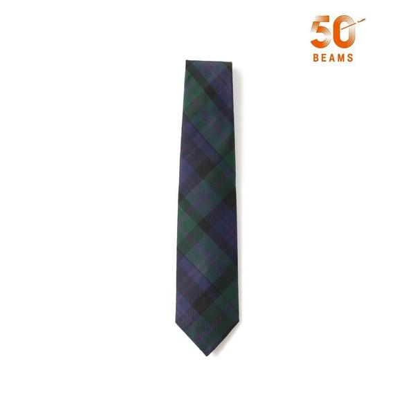 ZOZO問い合わせ番号:104132469ショップ:BEAMS MEN，ビームス メンブランド:BEAMS F，ビームスエフ商品名:FAIRFAX シルク ブラックウォッチ ネクタイカテゴリ:フォーマルスーツ/小物>ネクタイブランド品...