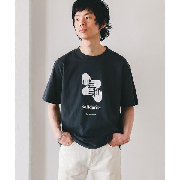 ZOZO問い合わせ番号:104132505ショップ:BEAMS MEN，ビームス メンブランド:BEAMS RECORDS，ビームスレコーズ商品名:POET MEETS DUBWISE / SOLIDARITY T-Shirtカテゴリ:トッ...