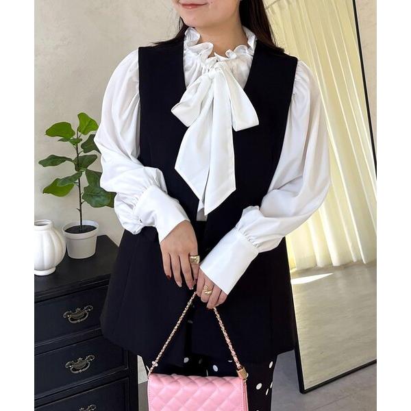 ZOZO問い合わせ番号:104132922ショップ:prose verse，プロズヴェールブランド:prose verse，プロズヴェール商品名:袖ボリュームリボンボウタイブラウスカテゴリ:トップス>シャツ/ブラウスブランド品番:PV...