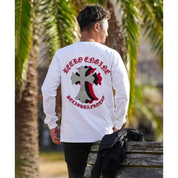 ZOZO問い合わせ番号:104133222ショップ:adamsJUGGLER，アダムスジャグラーブランド:adamsJUGGLER，アダムスジャグラー商品名:RTEGシェニールクロスロンティーカテゴリ:トップス>Tシャツ/カットソーブ...