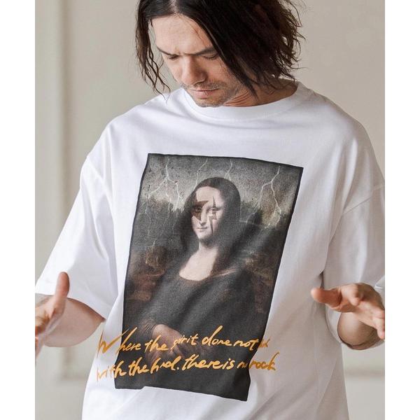 ZOZO問い合わせ番号:104133621ショップ:CAMBIO，カンビオブランド:CAMBIO，カンビオ商品名:mt10263- ビッグシルエットプリントT（Mona Lisa） Tシャツ(CASD-169)カテゴリ:トップス>Tシ...