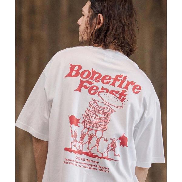 ZOZO問い合わせ番号:104133633ショップ:CAMBIO，カンビオブランド:CAMBIO，カンビオ商品名:mt10271- ビッグシルエットプリントT（Bonefire Feast） Tシャツ(CASD-177)カテゴリ:トップス&...