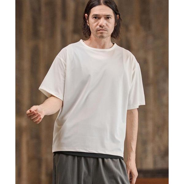 ZOZO問い合わせ番号:104133635ショップ:CAMBIO，カンビオブランド:CAMBIO，カンビオ商品名:mt10273- シアーメッシュTシャツ×天竺タンクトップアンサンブル(CA02-63213)カテゴリ:トップス>Tシャ...