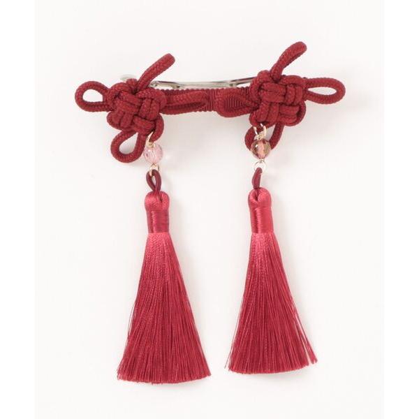 ZOZO問い合わせ番号:104133902ショップ:チャイハネ，チャイハネブランド:カヤ，カヤ商品名:【カヤ】組み紐タッセルバレッタカテゴリ:ヘアアクセサリー>バレッタ/ヘアクリップブランド品番:7PZZ6106素材:ポリエステル ガ...