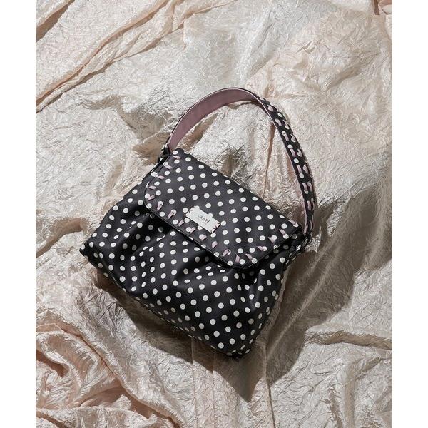 ZOZO問い合わせ番号:104134021ショップ:CIAOPANIC，チャオパニックブランド:GRAIN，グレイン，CIAOPANIC，チャオパニック商品名:【WEB限定】【GRAIN】ステッチ水玉ボストンバッグカテゴリ:バッグ>ボ...