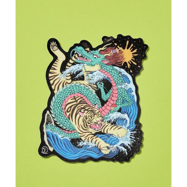 ZOZO問い合わせ番号:104134194ショップ:チャイハネ，チャイハネブランド:カヤ，カヤ商品名:【鈴木ひょっとこ×倭物やカヤ】龍虎ステッカーカテゴリ:雑貨/ホビー>ステッカー/テープブランド品番:7GSP6101素材:クロス材原...