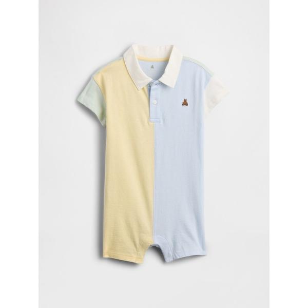 『タイムセール実施中』※このアイテムは返品・交換対象外商品です。ZOZO問い合わせ番号:104135277ショップ:GAP，ギャップブランド:GAP，ギャップ商品名:ブラナンベア ポロ カバーオール (ベビー)カテゴリ:ママ＆ベビー>...