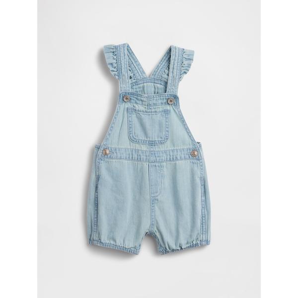 『タイムセール実施中』ZOZO問い合わせ番号:104135283ショップ:GAP，ギャップブランド:GAP，ギャップ商品名:デニムショートオール (ベビー)カテゴリ:オールインワン・サロペット>サロペット/オーバーオールブランド品番:...