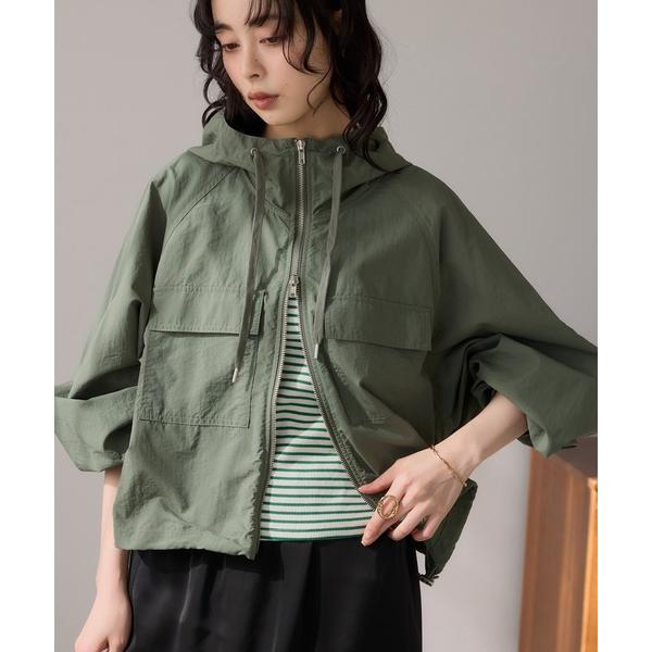 『タイムセール実施中』ZOZO問い合わせ番号:104135326ショップ:210nouve，トゥージュヌーブブランド:210nouve，トゥージュヌーブ商品名:ショート丈 ナイロン マウンテンパーカーカテゴリ:ジャケット/アウター>マ...