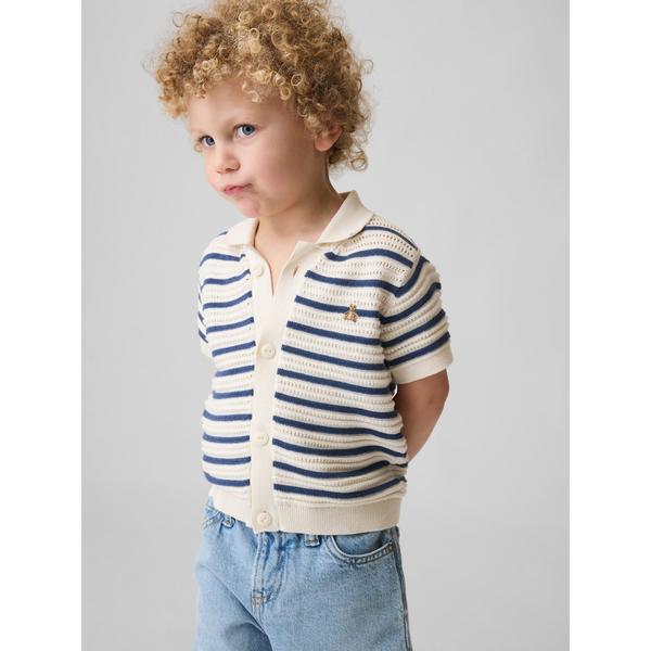 『タイムセール実施中』ZOZO問い合わせ番号:104135369ショップ:GAP，ギャップブランド:GAP，ギャップ商品名:カバナ ニットシャツ (幼児・ベビー)カテゴリ:トップス>カーディガン/ボレロブランド品番:877798素材:...