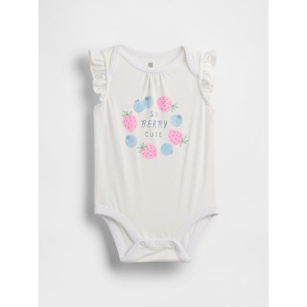 『タイムセール実施中』※このアイテムは返品・交換対象外商品です。ZOZO問い合わせ番号:104135428ショップ:GAP，ギャップブランド:GAP，ギャップ商品名:はじめてのお気に入り グラフィック ボディスーツ (ベビー)カテゴリ:ママ...