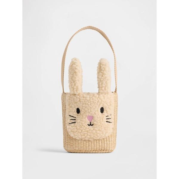 『タイムセール実施中』ZOZO問い合わせ番号:104135455ショップ:GAP，ギャップブランド:GAP，ギャップ商品名:バニー ストローバッグ (幼児)カテゴリ:バッグ>ハンドバッグブランド品番:884473カラー:ナチュラルサイ...