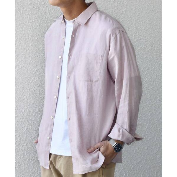 ZOZO問い合わせ番号:104135831ショップ:SHIPS，シップスブランド:SHIPS any，シップス エニィ，SHIPS，シップス商品名:SHIPS any:〈洗濯機可能〉ピュアリネン レギュラーカラー シャツ 26SS◇カテゴリ...