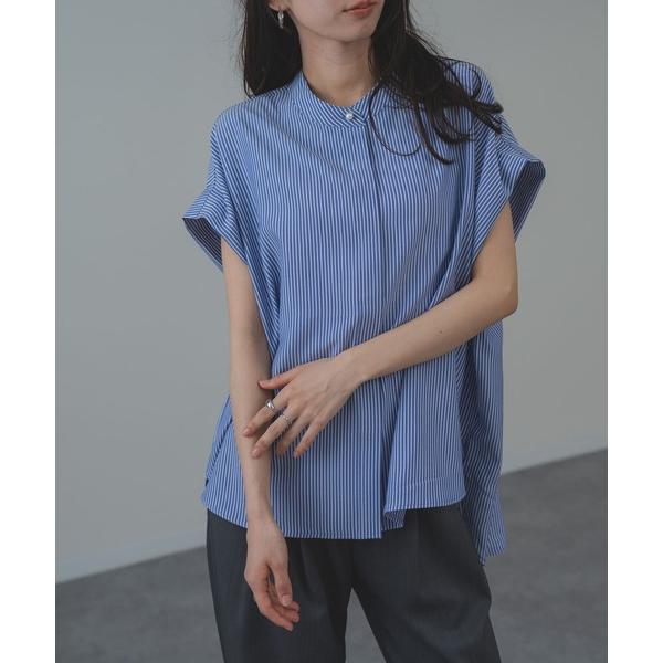 『タイムセール実施中』ZOZO問い合わせ番号:104135898ショップ:Ada.，エイダブランド:ANNA LUNA，アンナルナ商品名:【ANNA LUNA】 ゆったりシルエット の バンドカラー ブラウスカテゴリ:トップス>シャツ...