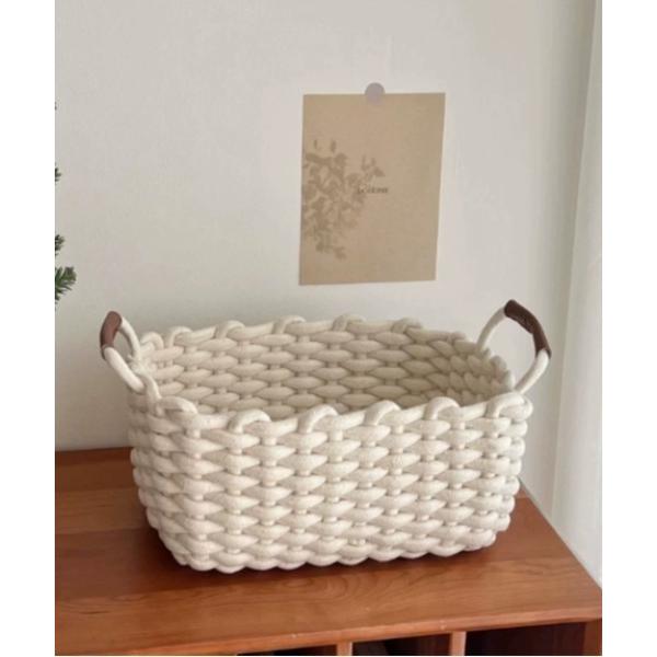 ZOZO問い合わせ番号:104136012ショップ:MANGROVE，マングローブブランド:Made in I，メイドインアイ，MANGROVE，マングローブ商品名:ロープ編みバスケットカテゴリ:インテリア>収納グッズブランド品番:M...